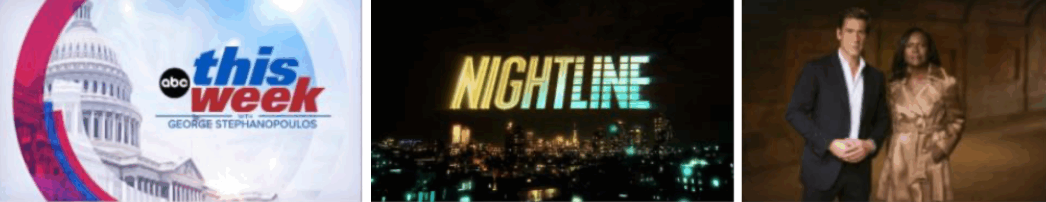ABC NEWS IS NO. 1 IN TOTAL VIEWERS ON SUNDAY MORNING, FRIDAY EVENING ...